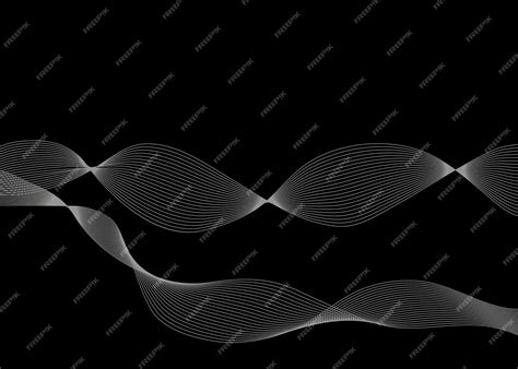 Premium Vector Abstract Waves Background Vector Illustrstion