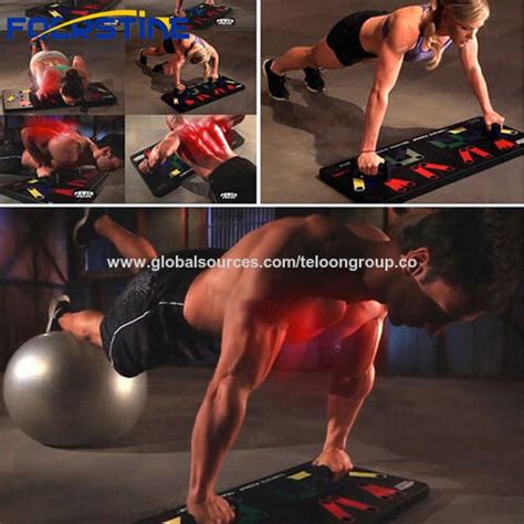 Push Up Board In System Workout Colour Coded Pushup Stands Exercise Tools For Fitness
