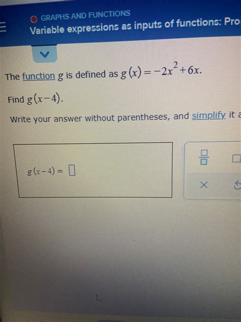 Answered The Function G Is Defined As G X … Bartleby
