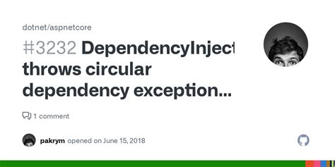 Dependencyinjection Throws Circular Dependency Exception If Service Is