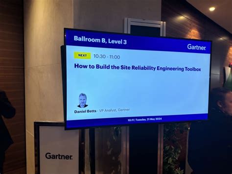 Daniel Betts On Linkedin Gartner Gartner Gartnerio Gartneriocs Sitereliabilityengineering…
