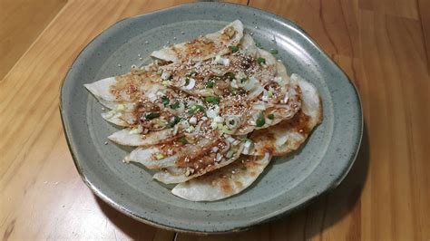 대구 납작 만두 양념장 만들기