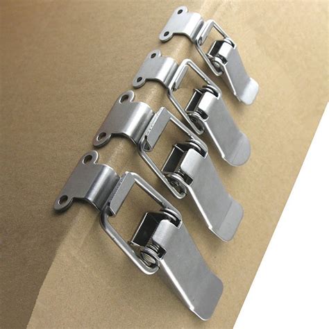 ěèstainless steel spring loaded draw toggle latch clamp clip hasp latch