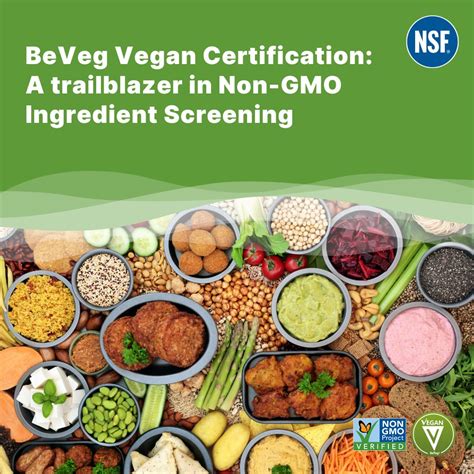 Beveg Vegan Certification A Trailblazer In Non Gmo Ingredient