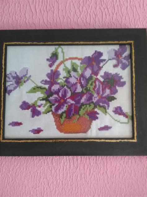 Вишита картина квіти — ціна 600 грн у каталозі Картини Купити товари