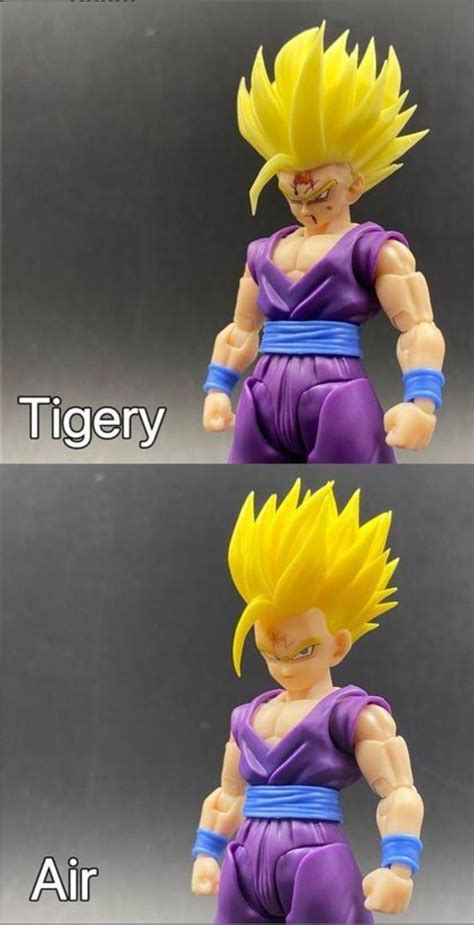 Third Party Tigery And Air Ssj2 Gohan Heads On The New 3 0 Gohan Credit To Jwmp Show On