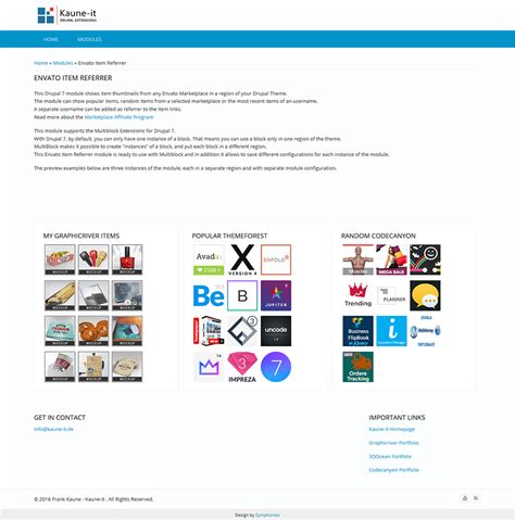 Envato Item Referrer Module For Drupal 7 By Sealord Codecanyon