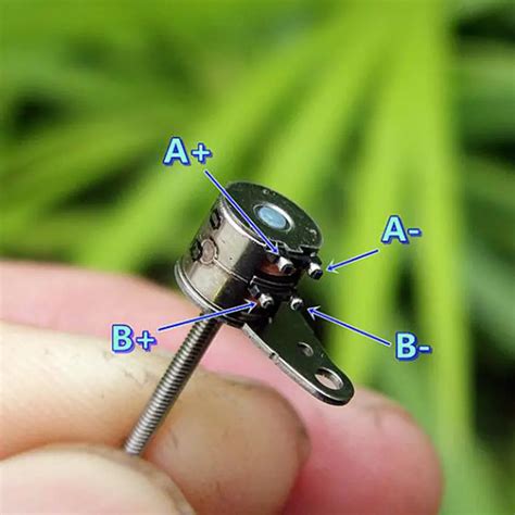 5 шт мини 6 мм 2 фазный 4 проводной шаговый двигатель 17 мм длинный вал точности линейный винт