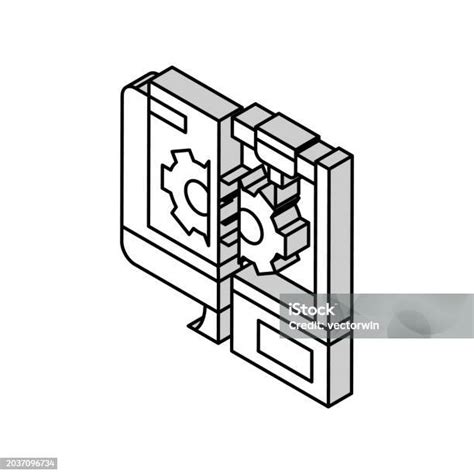 신속한 프로토 타이핑 아이소 메트릭 아이콘 벡터 일러스트 레이 션 0명에 대한 스톡 벡터 아트 및 기타 이미지 0명 개발