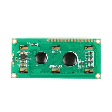 QAPASS 3 3V LCD1602 Blue Screen White Code Blacklight