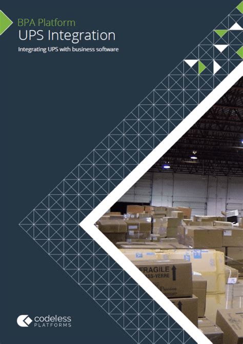 Ups Integration Automate The Placement Of Shipments And More