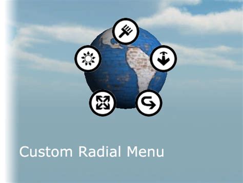 Custom Radial Menu Gui 工具 Unity Asset Store