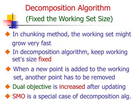 Ppt Decomposition Algorithm Powerpoint Presentation Free Download