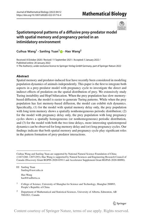 Spatiotemporal Patterns Of A Diffusive Prey Predator Model With Spatial