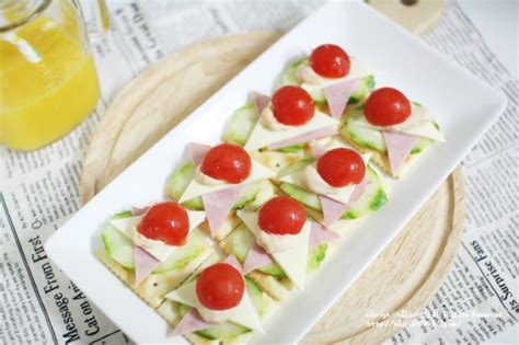 햄치즈카나페 카나페 만드는법 네이버 블로그