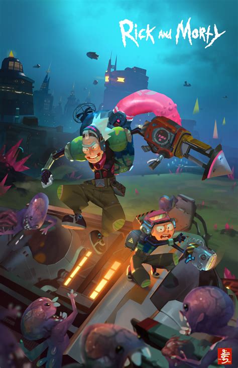 Artstation Rick And Morty Ahmad Beyrouthi Arte Nerd Dibujos Fan