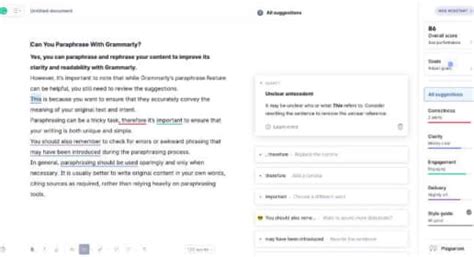 Can You Paraphrase With Grammarly [what To Know]