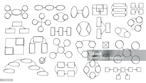 원 화살표 및 사각형 텍스트 상자를 포함한 인포그래픽 요소 사용자 정의 가능한 시퀀스 다이어그램 순서도를 만들기 위해 설계되었습니다 건축물에 대한 스톡 벡터 아트 및 기타