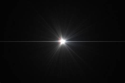 Glowing Highlight Effect On Lens Premium Photo