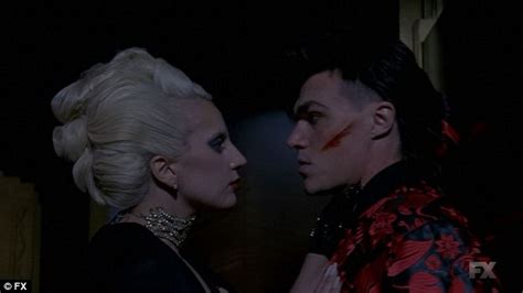 Lady Gaga S The Countess Sleeps With Model Turned Vampire In Ahs Hotel Daily Mail Online