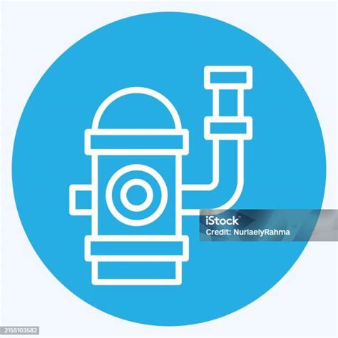 아이콘 소화전 긴급 기호와 관련이 있습니다 파란 눈 스타일 심플한 디자인 일러스트레이션 경외감에 대한 스톡 벡터 아트 및 기타 이미지 Istock
