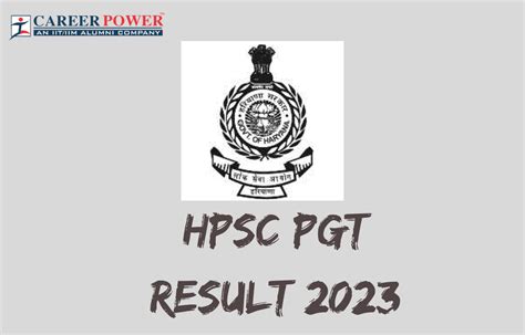 HPSC PGT Result 2023 Out Subject Wise Result Links