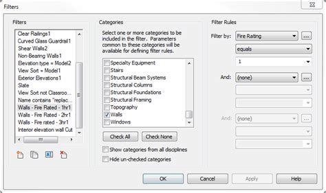 Revit Learning Center Using Filters To Create A Color Coded Life Safety Plan