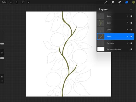 Repeat Patterns In Procreate Mastering The Trailing Floral