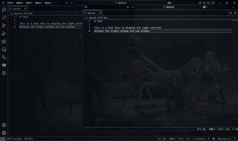 Rendering Dark Theme Brightness Inconsistency Between Main Window And
