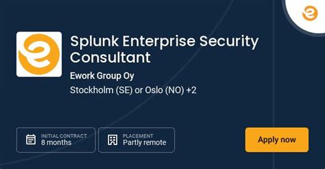 Splunk Enterprise Security Consulta Splunk Enterprise Security Consulta