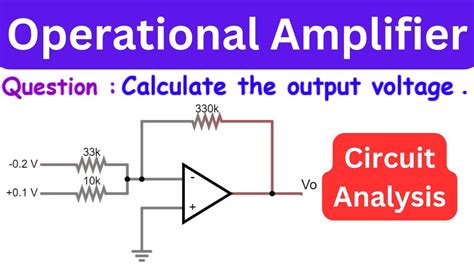 How To Find Output Voltage Of Summing Amplifier Summing Op Amp Operational Amplifier Youtube