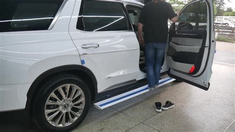 팰리세이드 전동 사이드스텝으로 차량의 품격과 승하차를 편하게 Ft올스텝 네이버 블로그