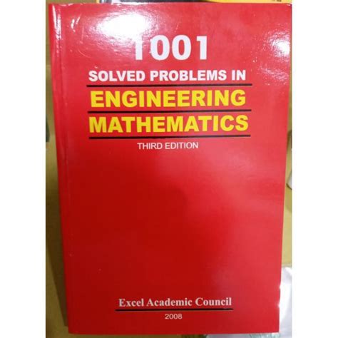 1001 Solved Problems In Engineering Mathematics Lazada Ph
