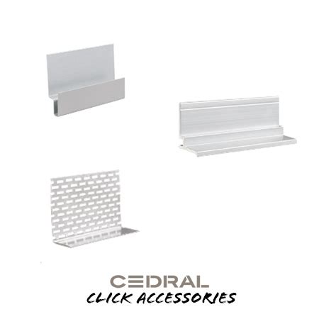 Cedral Click Fibre Cement Cladding Accessories Overview Chiltern Timber