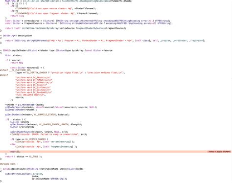 ios cocos2d v2 x signal sigabrt when i create and run first time
