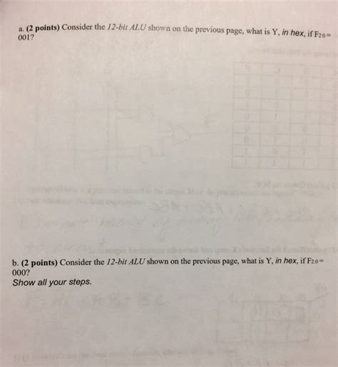 Solved 3 Assume Two 12 Bit Values A And B Where A 0x F1