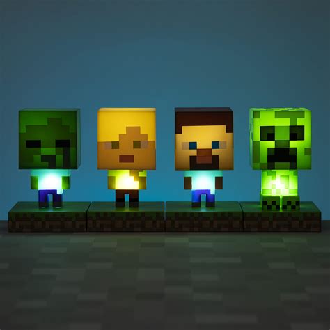 Minecraft Steve Icon Minecraft Steve Icon Light 3d Character Lamp