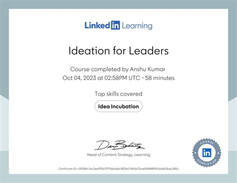 Anshu Kumar On Linkedin Certificate Of Completion