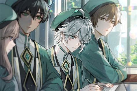 Alhaitham Genshin Impact Drawn By Aguaaaaa Danbooru