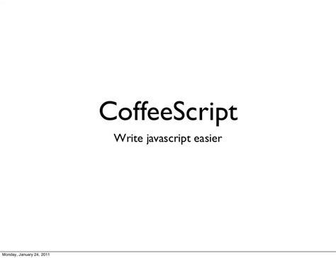 Coffeescript
