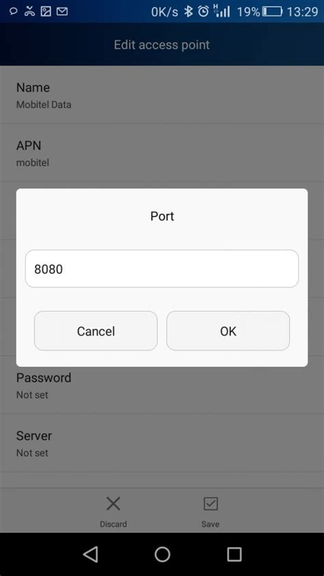 Internet Devices Settings Mobitel