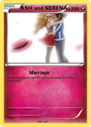Pokemon Ash And Serena Married