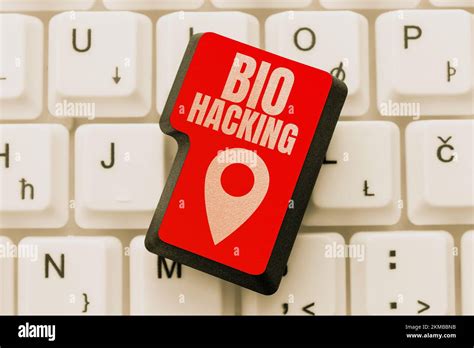 Handwriting Text Bio Hacking Business Concept Exploiting Genetic Material Experimentally