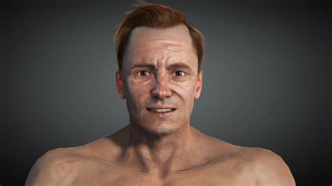 D Model Male Naked For Character Creator And Iclone Ready Vr Ar Low Poly Cgtrader