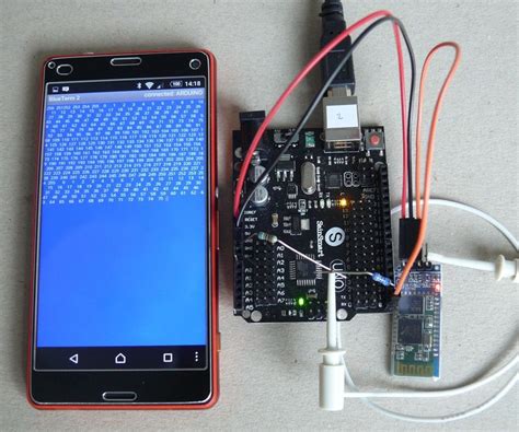 Arduino Smartphone Comsserial Monitor Via Bluetooth Hc 05 Hc 06