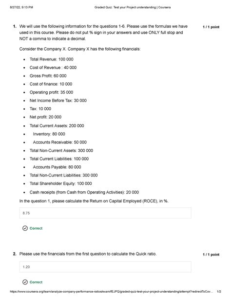graded quiz test your project understanding coursera 8 27 22 9 13 pm