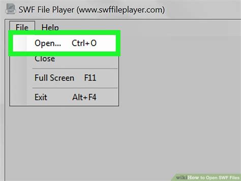 How To Open SWF Files With Pictures WikiHow