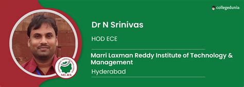 Marri Laxman Reddy Institute Of Technology And Management Dr N Srinivas Hod Ece