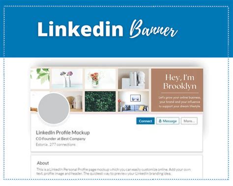 Editable Linkedin Banner Canva Template Linked In Branding Hea Course Hustle