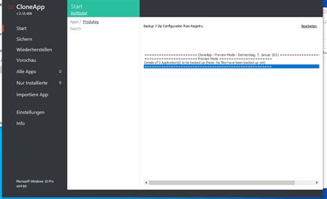 The List Of Programs To Backup Is Empty Issue Builtbybel CloneApp GitHub